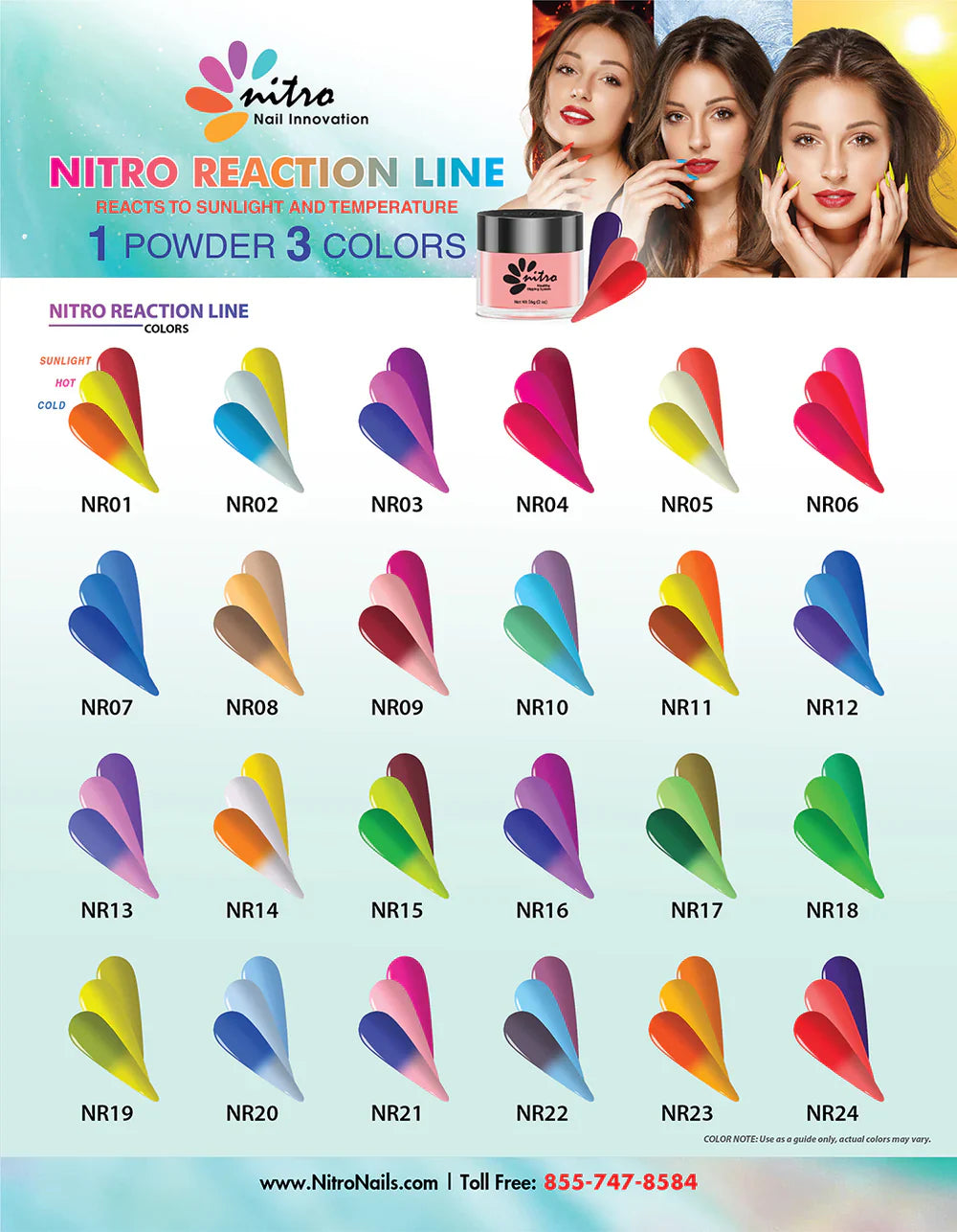 Nitro Reaction Collection – Oz Nails & Beauty Supply