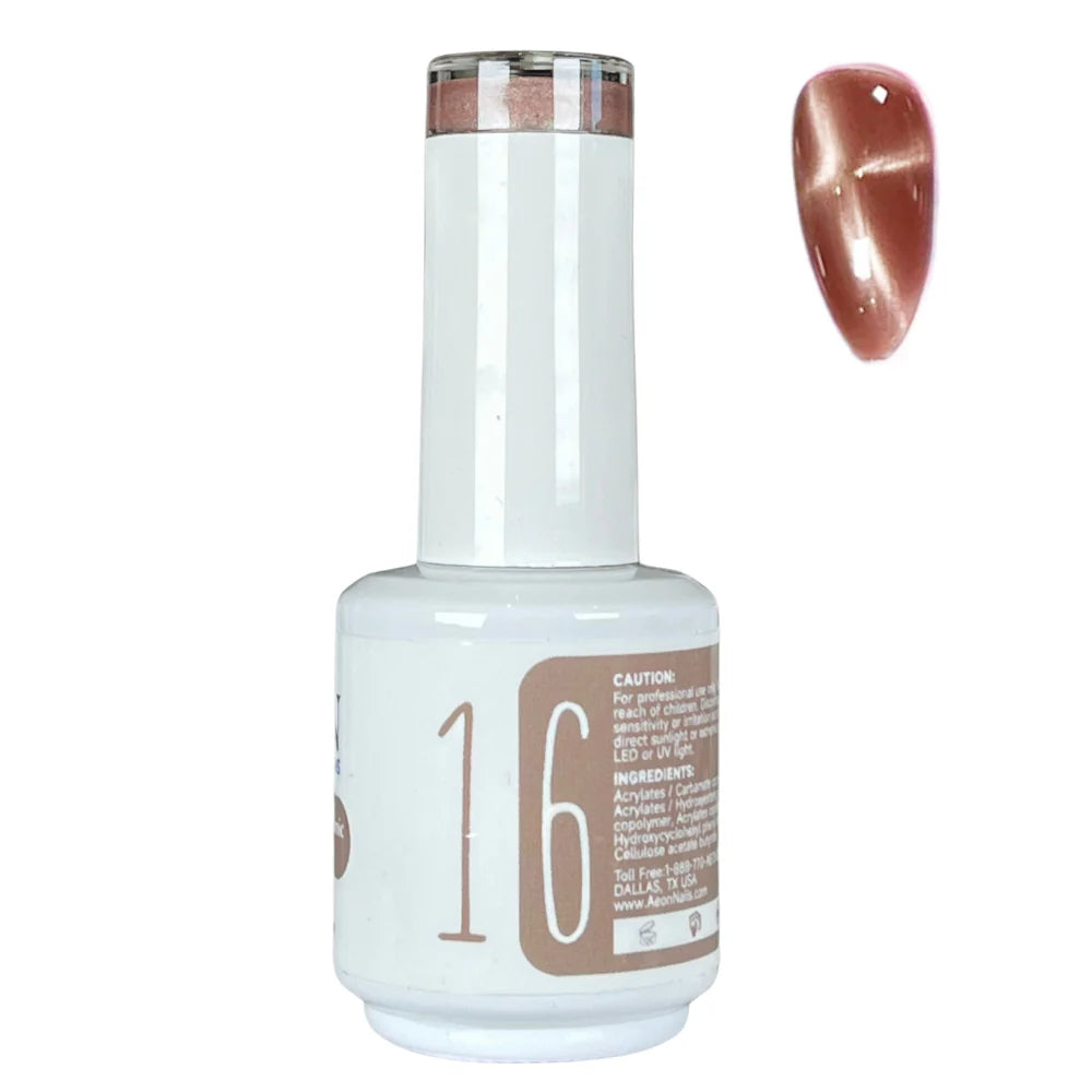 AEON Nude Shade Ceramic Cat Eye Gel #16 – Oz Nails & Beauty Supply