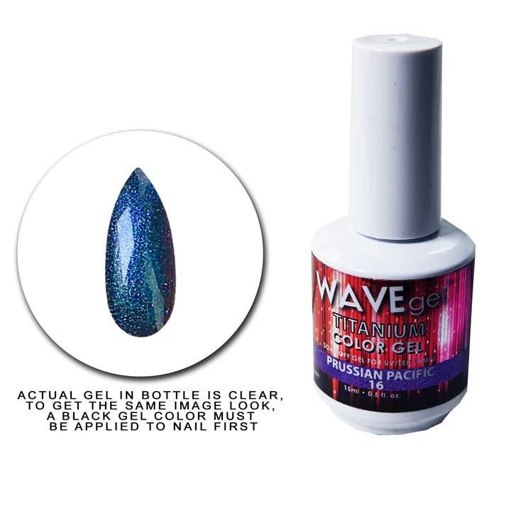 WAVEGEL Titanium Gel # 16 - Prussian Pacific – Oz Nails & Beauty Supply
