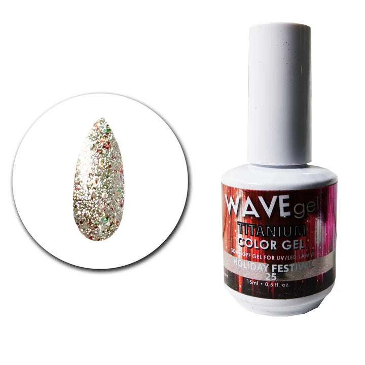 WAVEGEL Titanium Gel # 25 - Holiday Festival – Oz Nails & Beauty Supply