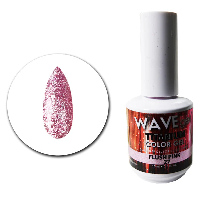WAVEGEL Titanium Gel # 27 - Flush Pink – Oz Nails & Beauty Supply