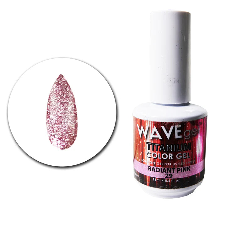 WAVEGEL Titanium Gel # 29 - Radiant Pink – Oz Nails & Beauty Supply