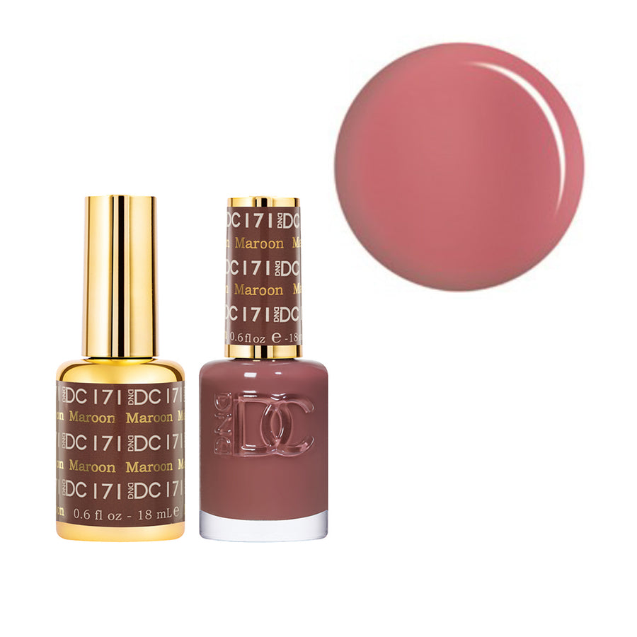 #171 DND DC COLOR DUO Maroon – Oz Nails & Beauty Supply