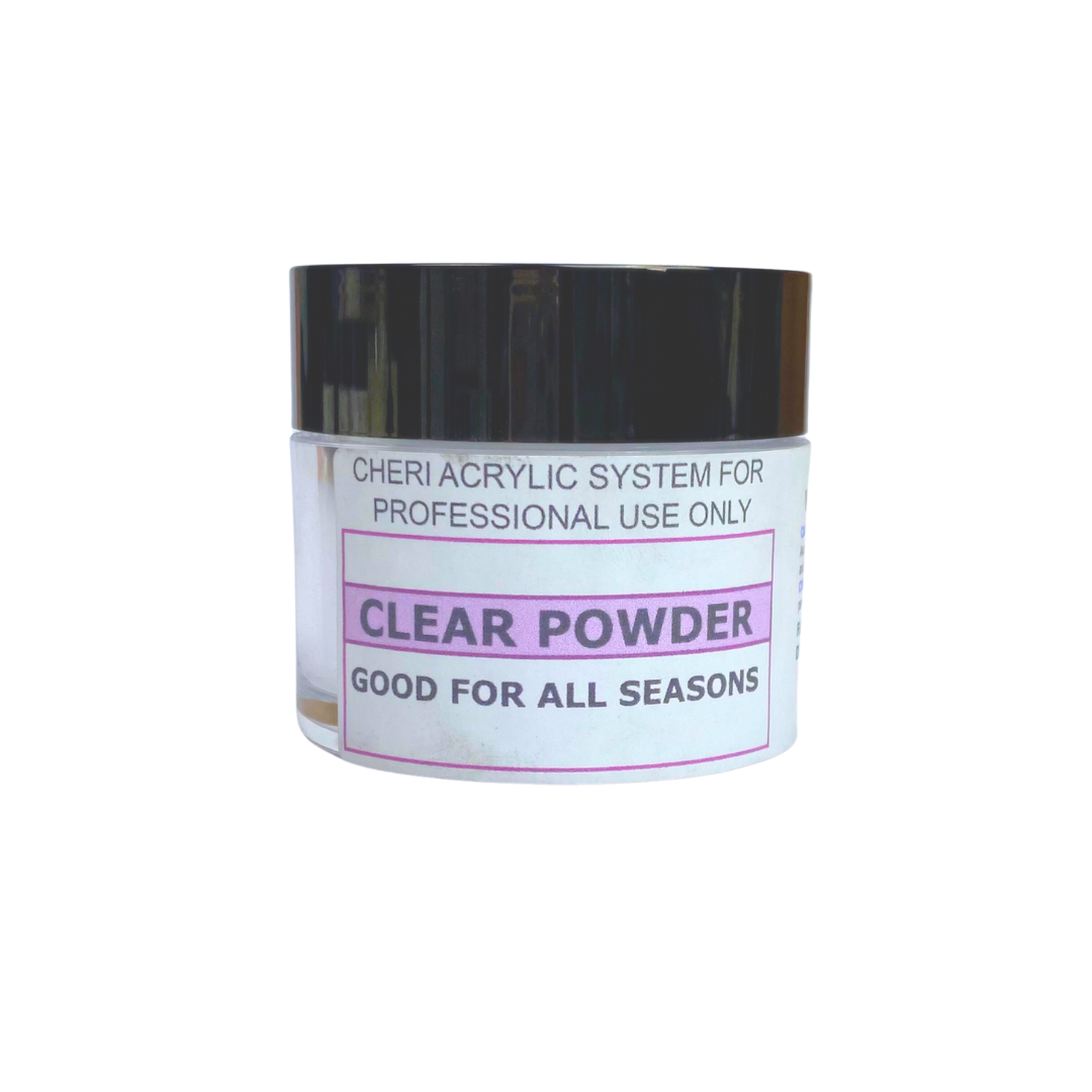 Cheri Acrylic Powder - Clear – Oz Nails & Beauty Supply